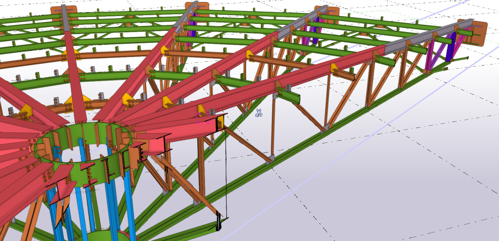 Tank roof trusses | نفذلي
