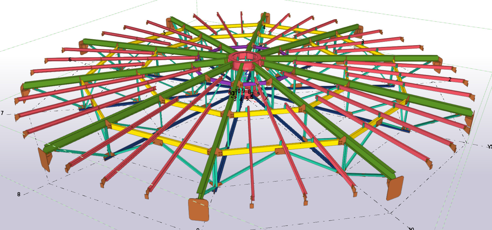 Tank roof trusses | نفذلي