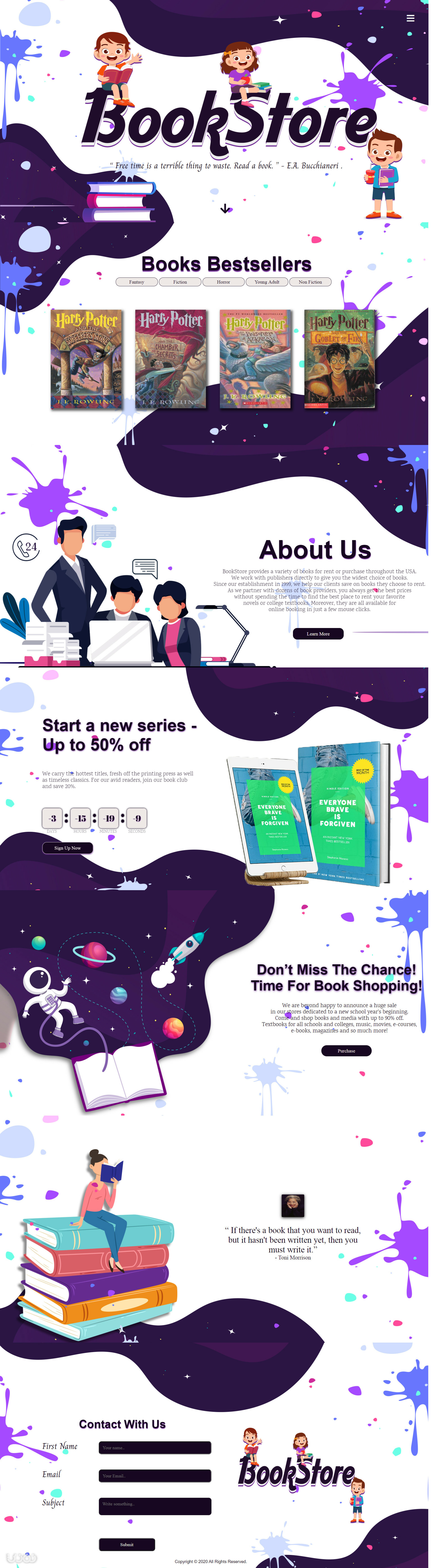 Book Store-Website | نفذلي