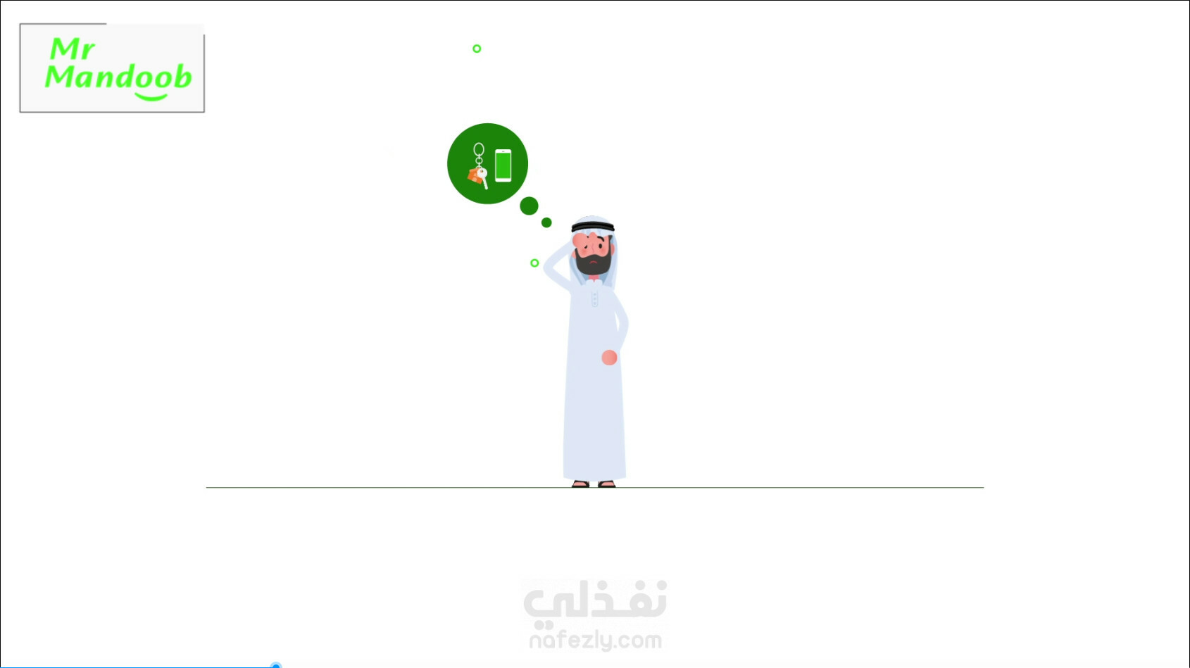 Motion Graphic Mr Mandoob Application 02 | نفذلي