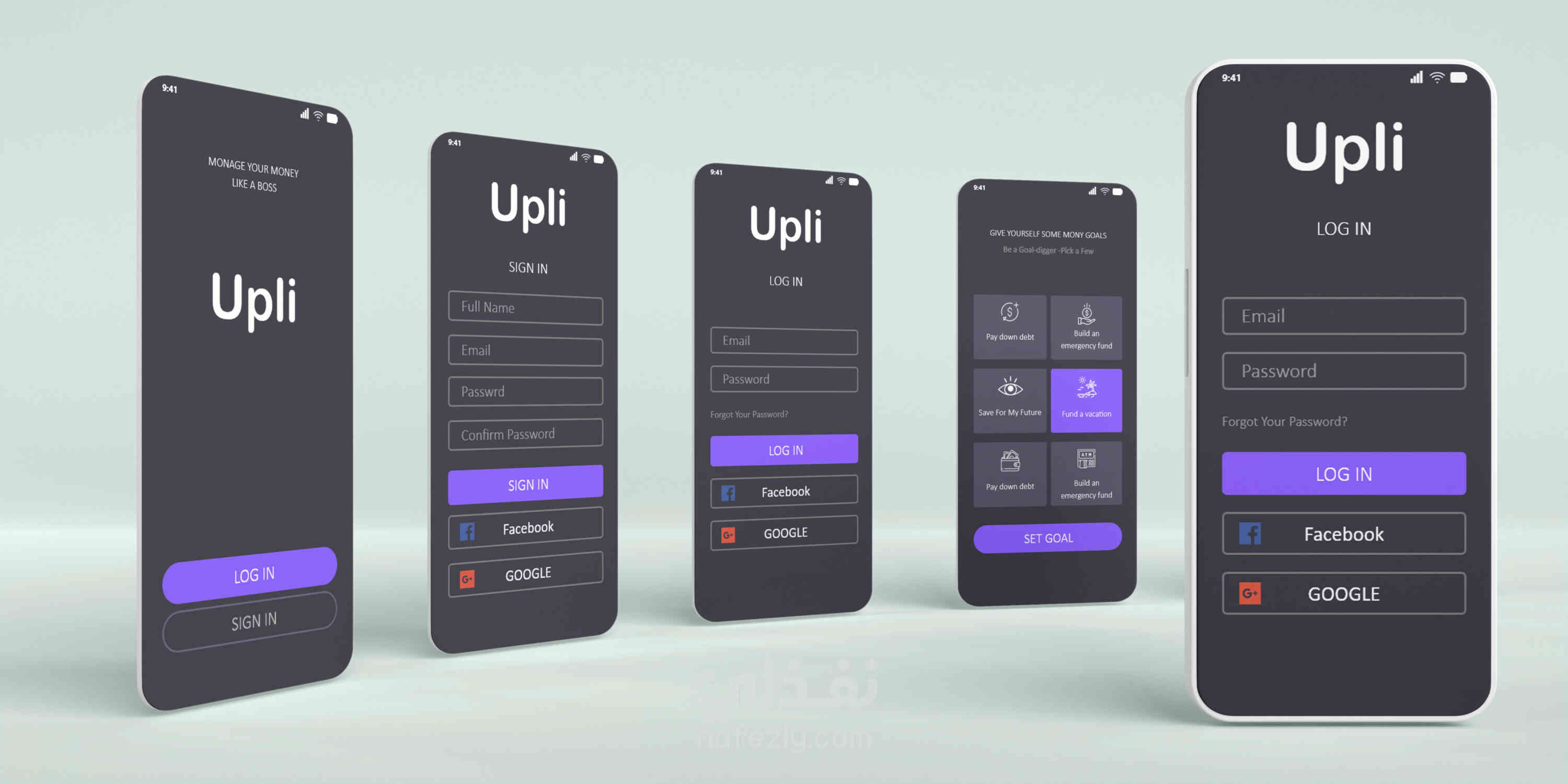 upli App UI Design UI XD | نفذلي