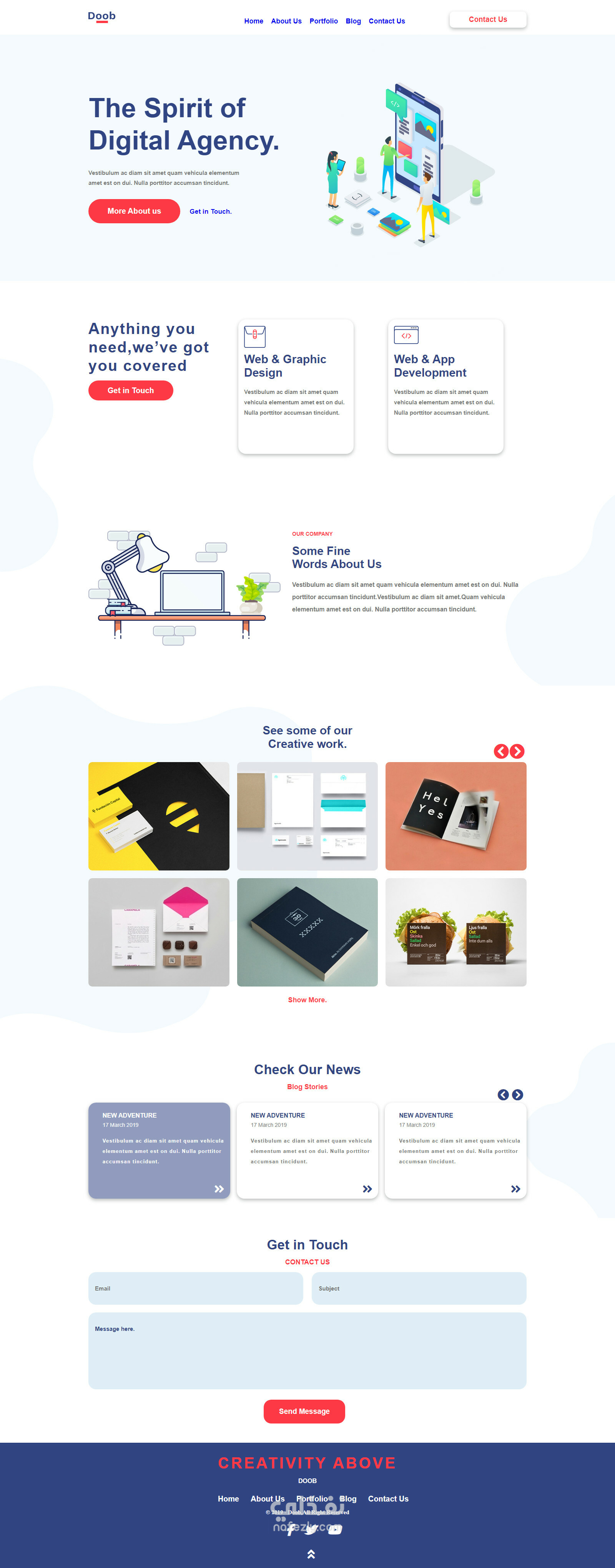 Responsive design on all screens - HTML5 and CSS3 | نفذلي