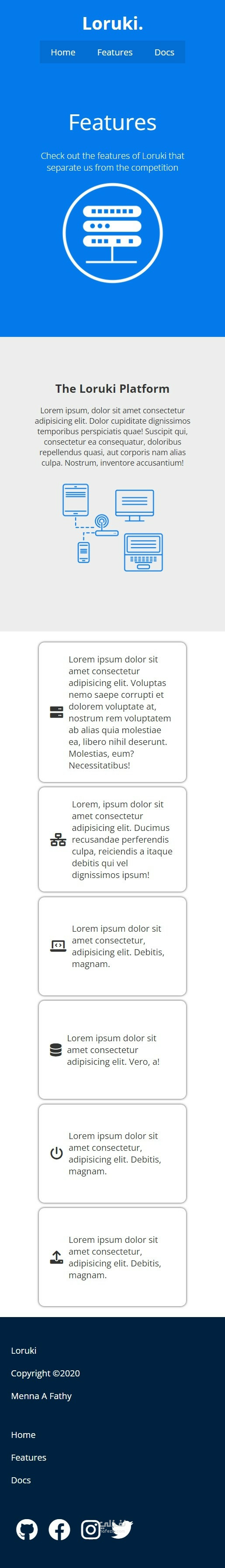 Loruki template | نفذلي