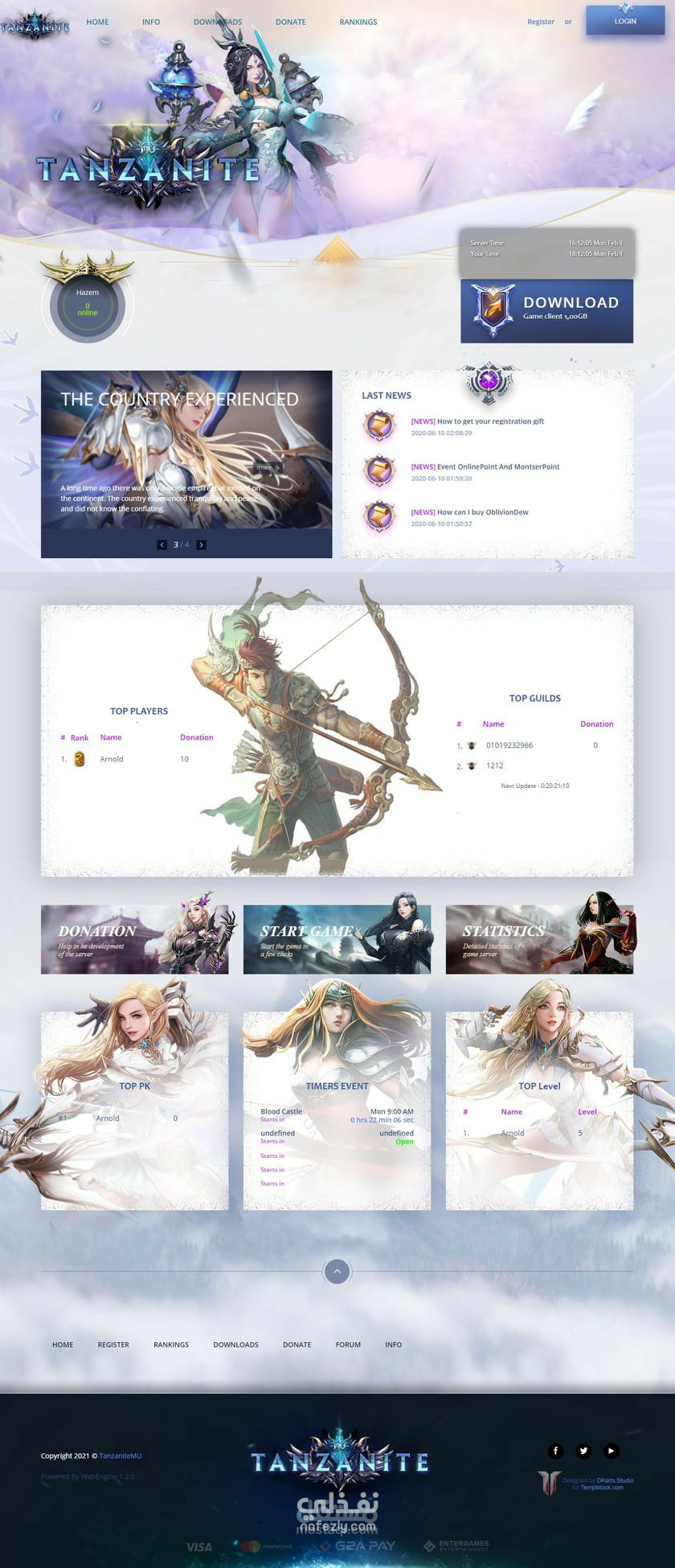 website gaming for conquer | نفذلي