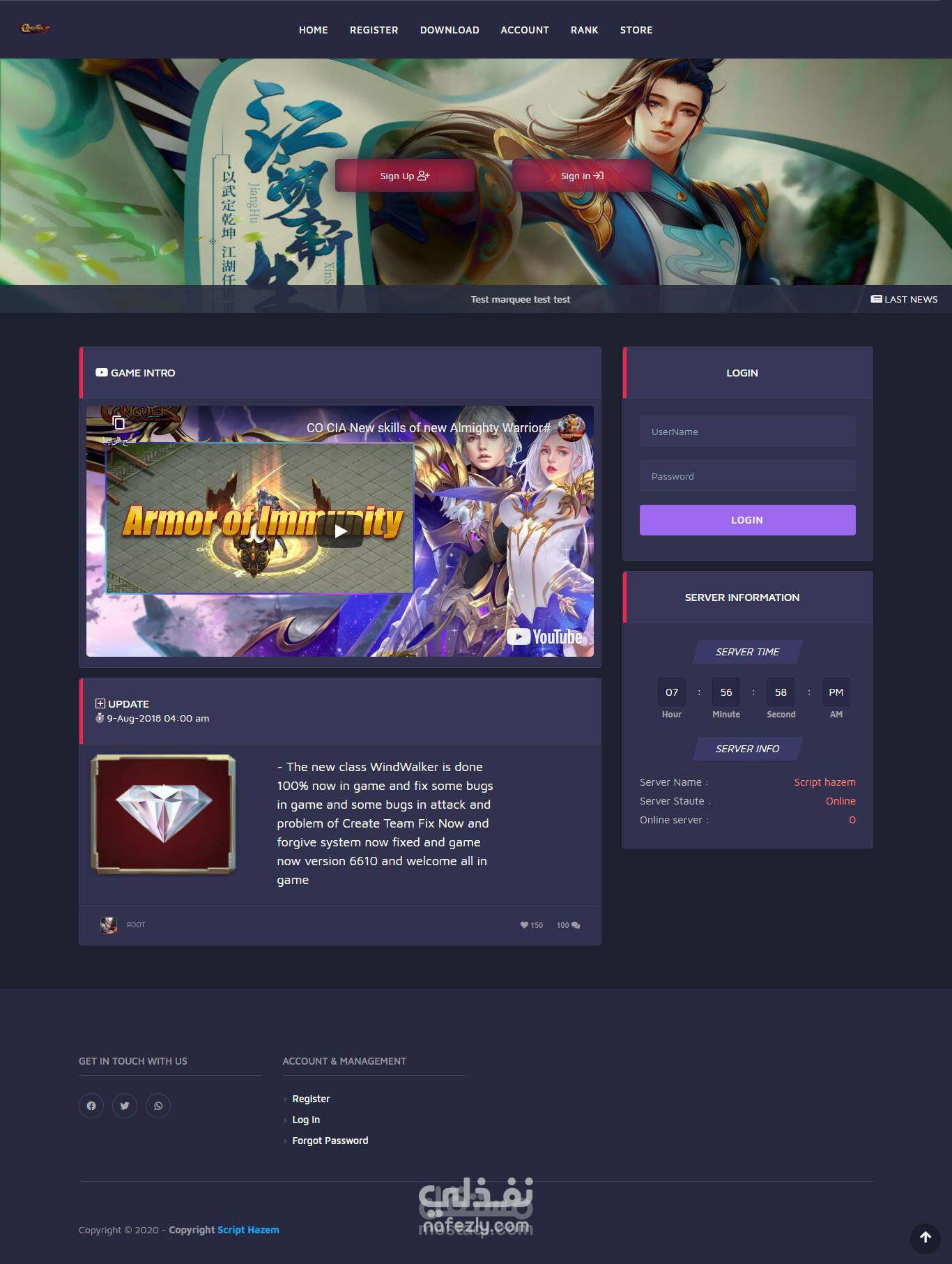 website gaming for conquer | نفذلي