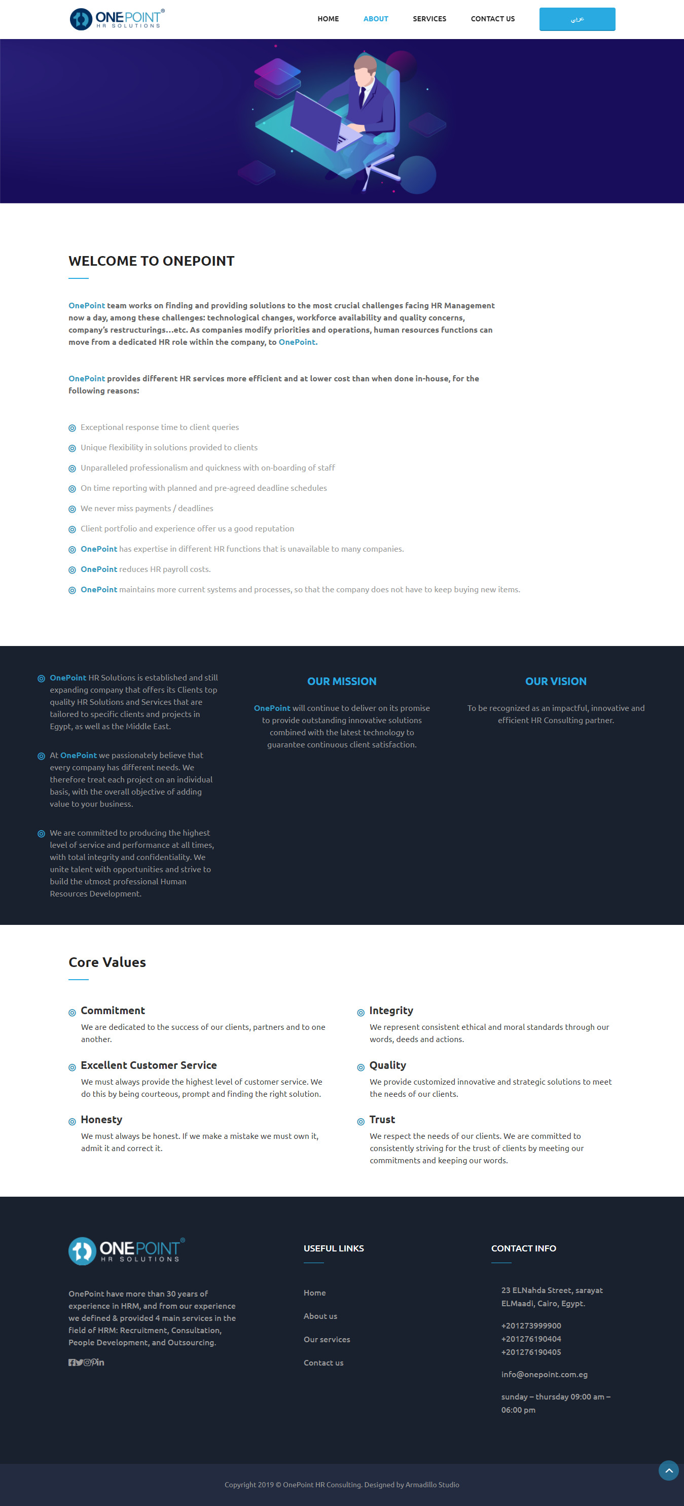 onepoint solution company | نفذلي