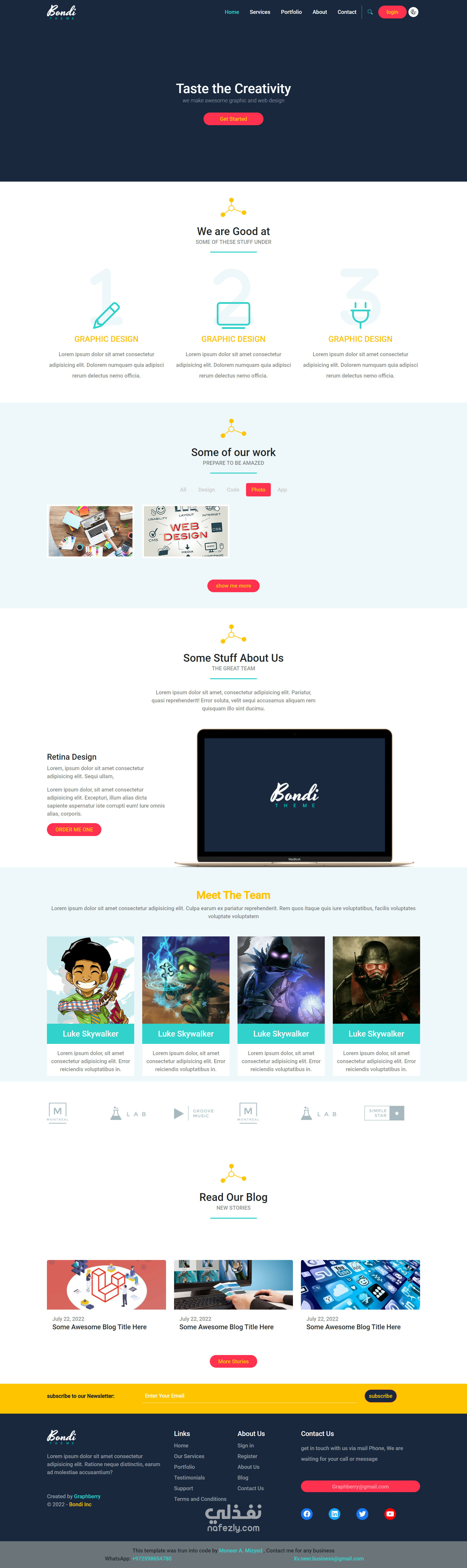 Bondi template | نفذلي