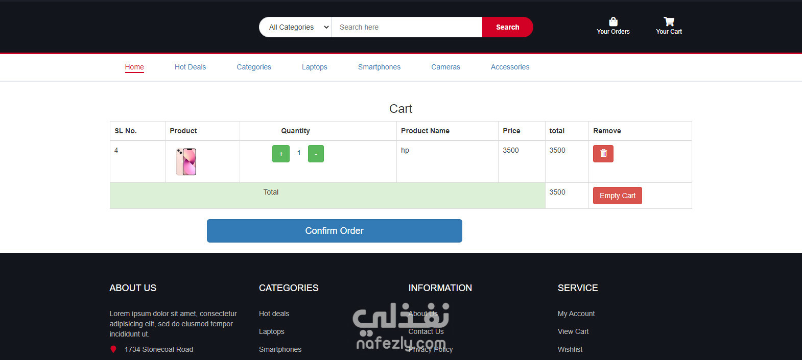 Web Store Laravel | نفذلي
