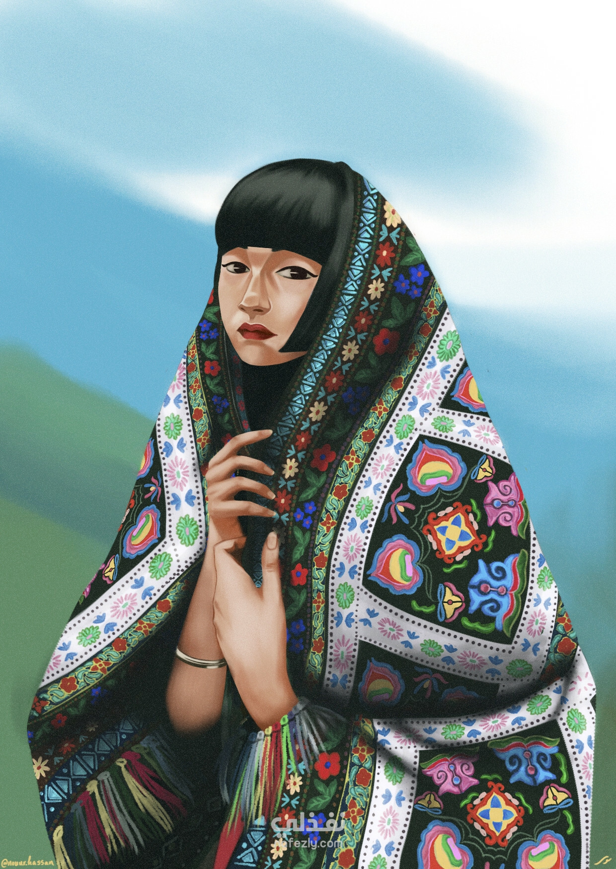 رسم بورتريه | نفذلي