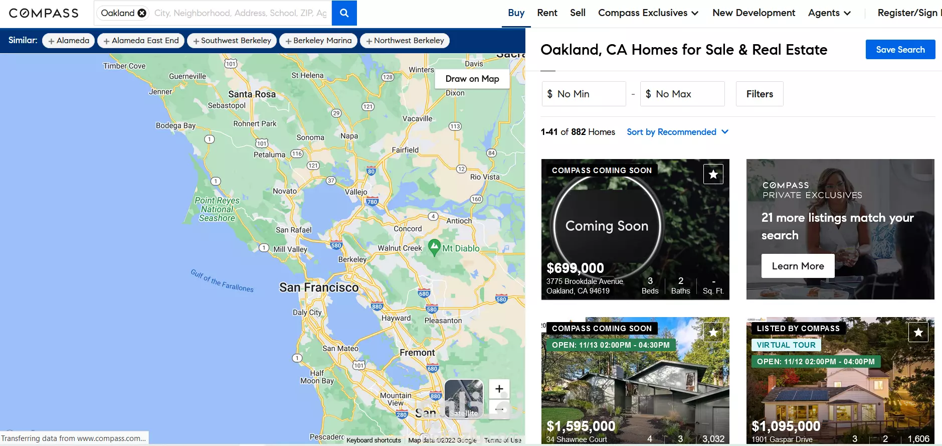استخراج البيانات من موقع Compass | نفذلي