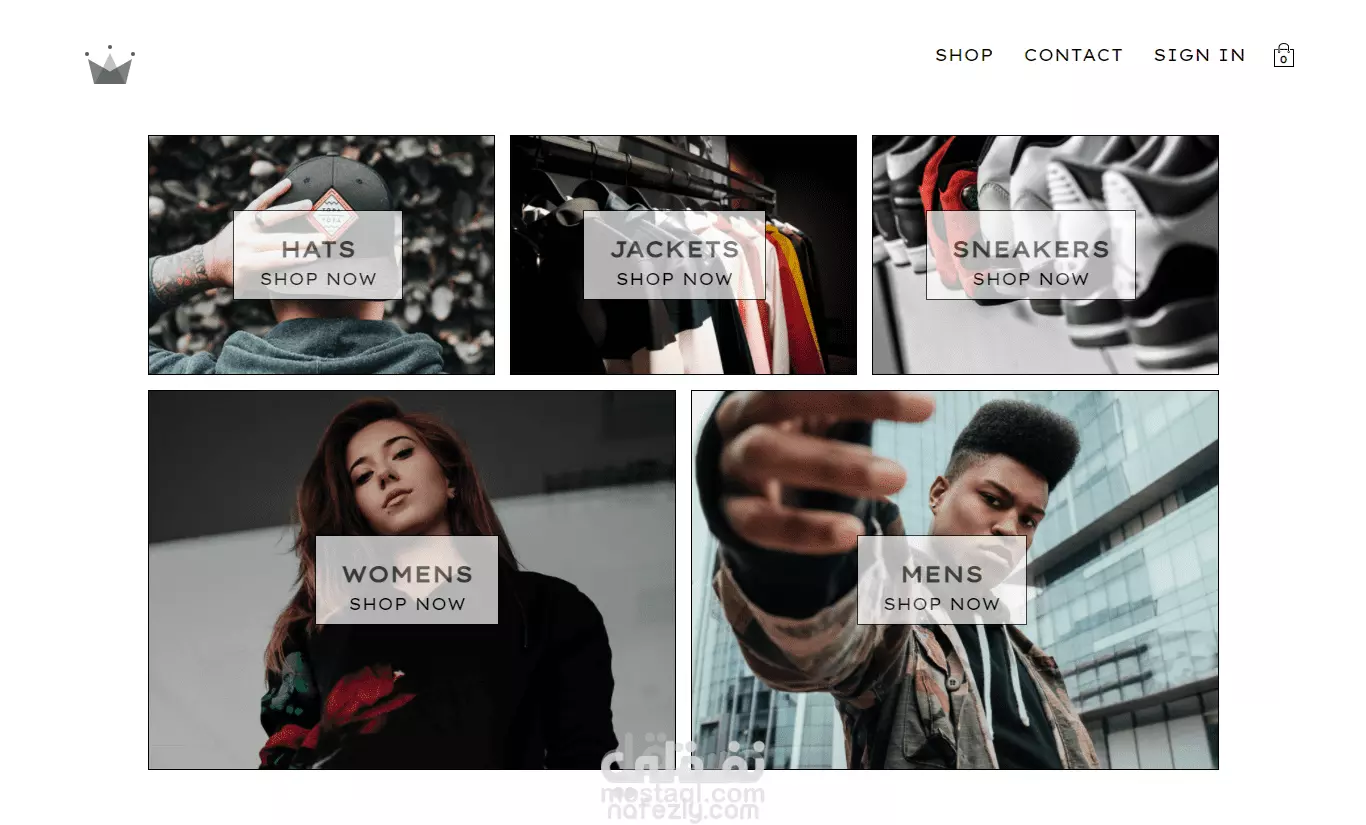 React E-commerce App | نفذلي