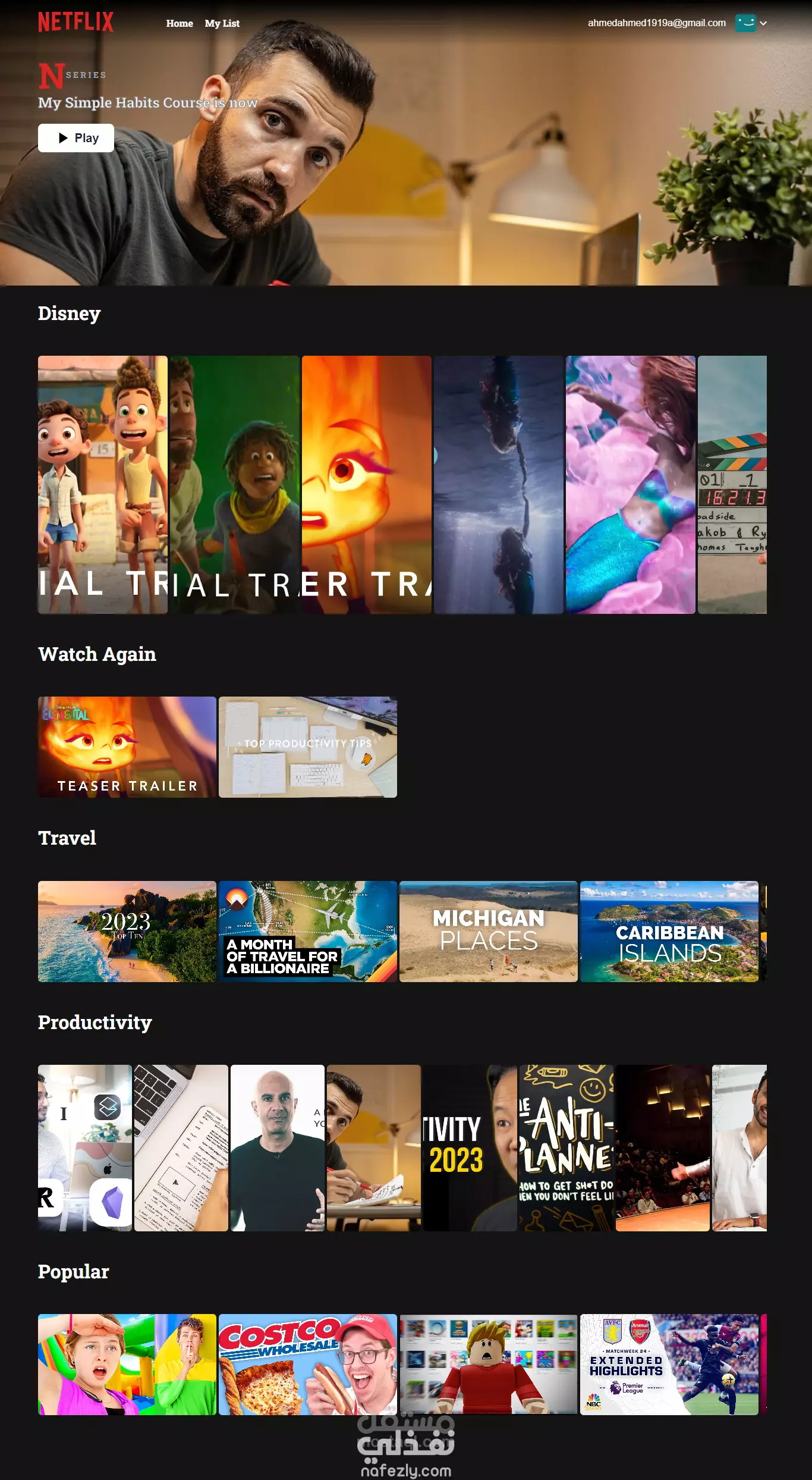 Discover Videos [Netflix-clone] | نفذلي