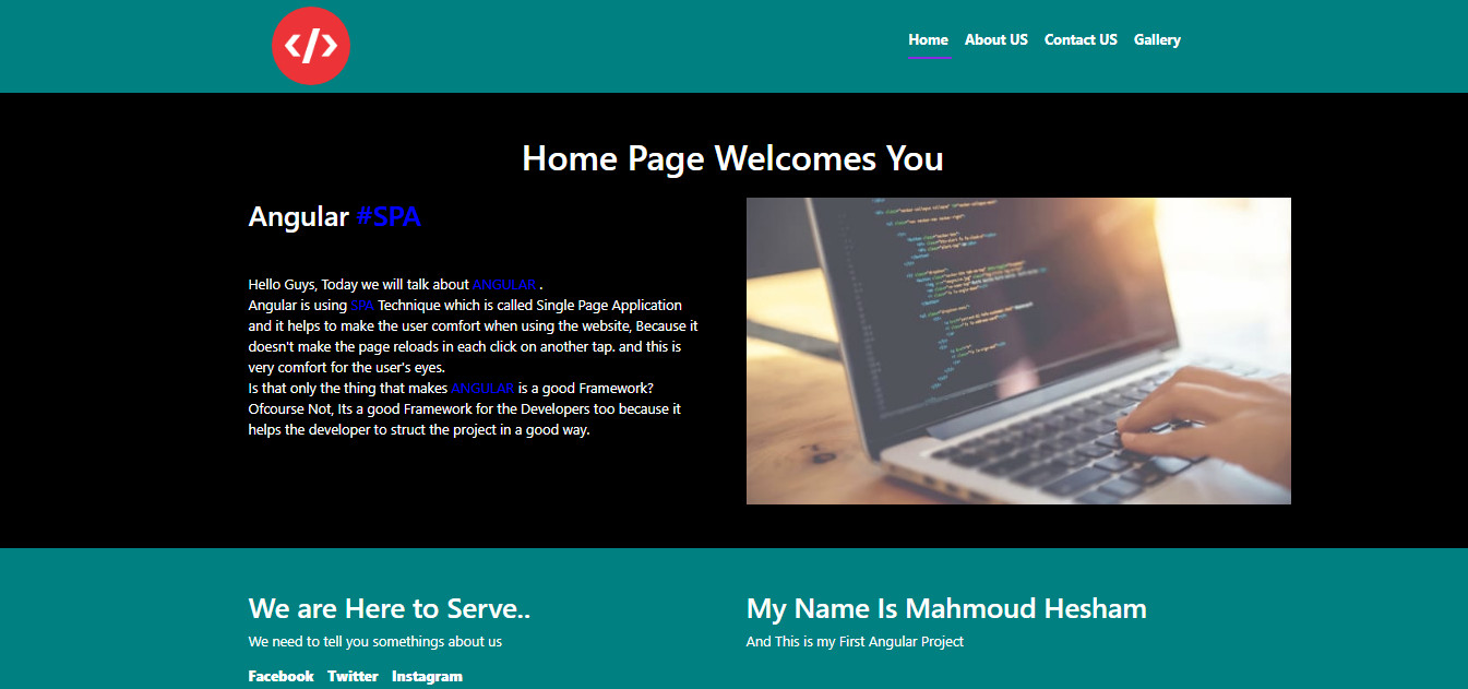 First Angular Project | نفذلي