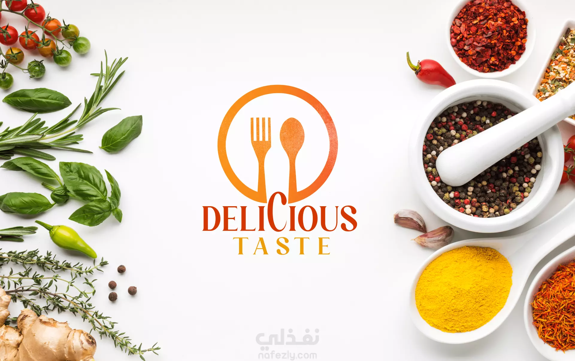 Delicious Taste Logo | نفذلي
