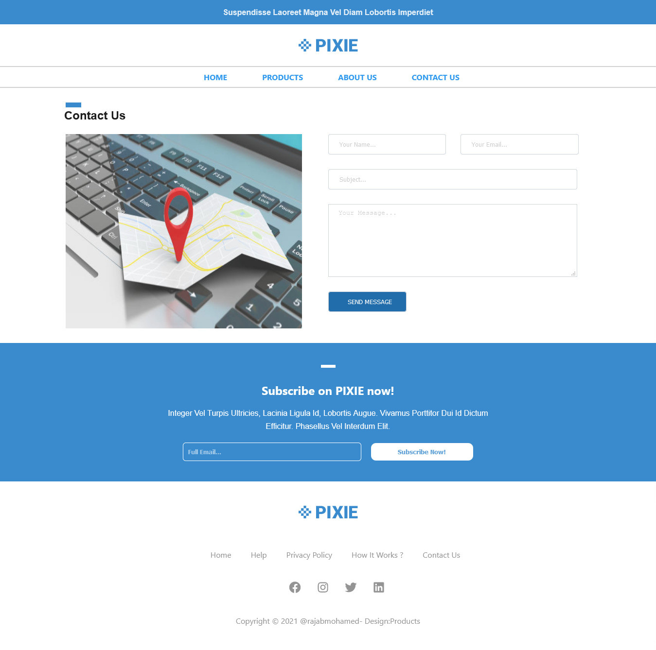 Pixie Ecommerce Template | نفذلي