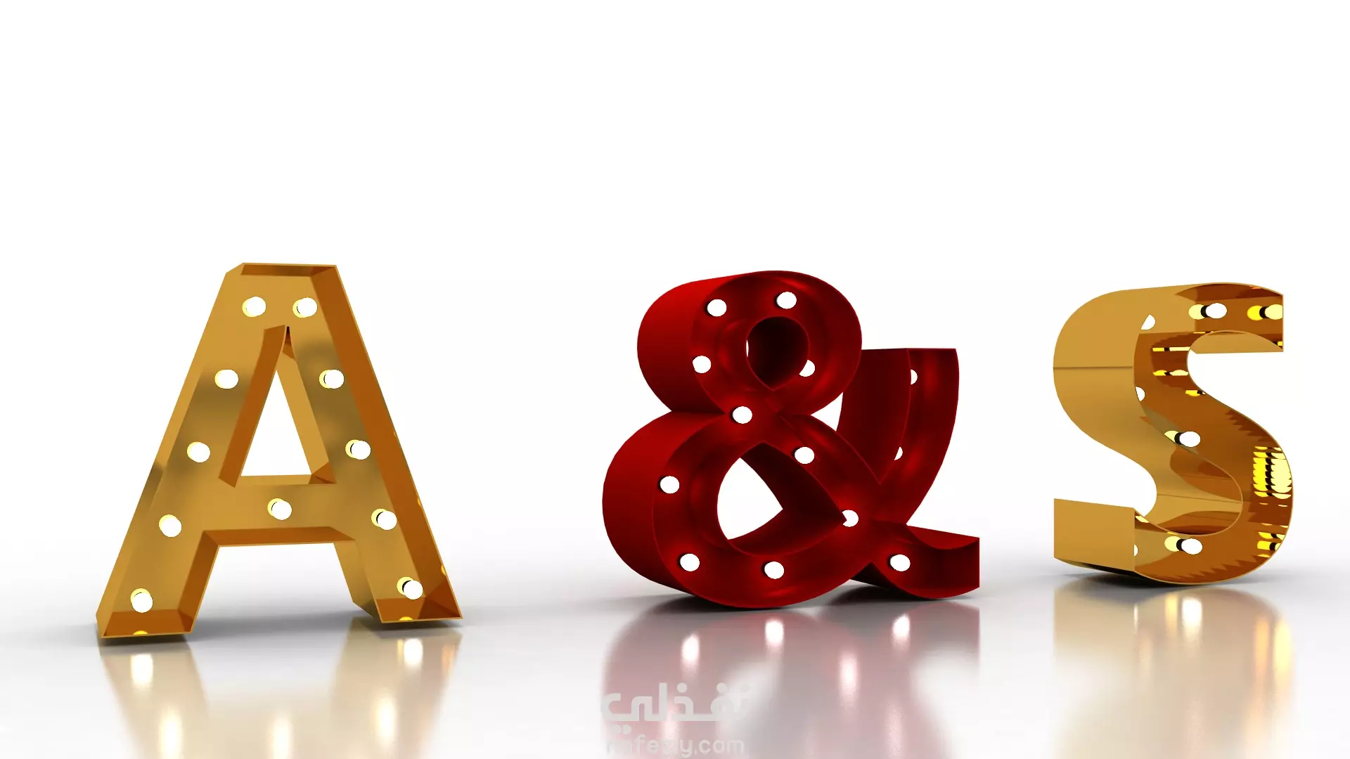 Events 3D Letters | نفذلي