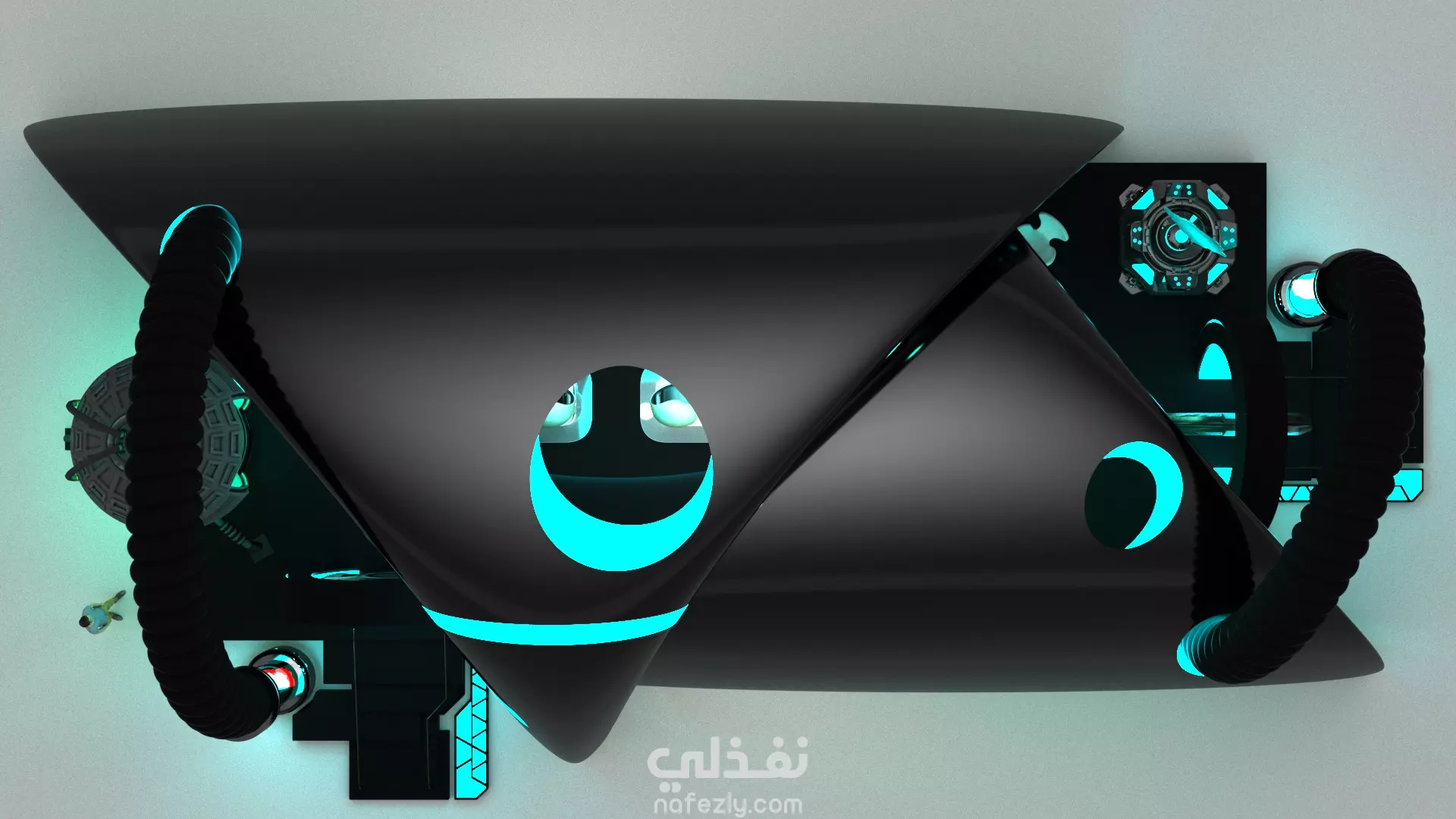 Royal Commission at Yanbu Booth Design- Teleportation Concept | نفذلي