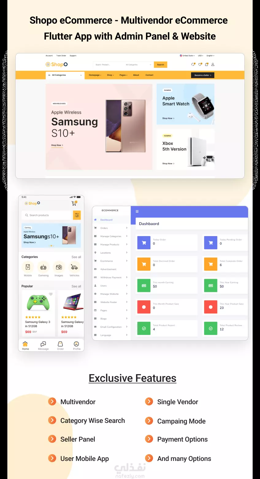 E-commerce System | نفذلي