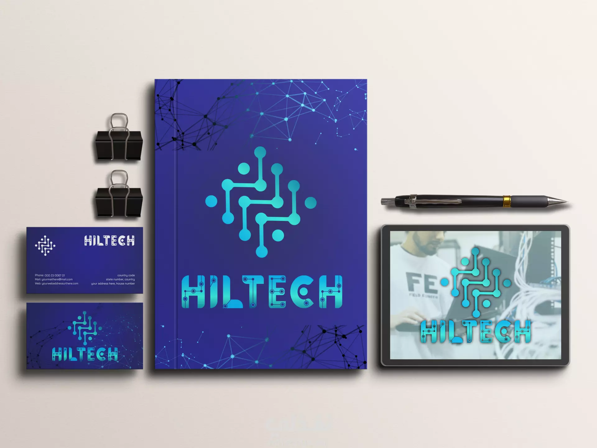 تصميم شعار لشركة الكترونيات | نفذلي