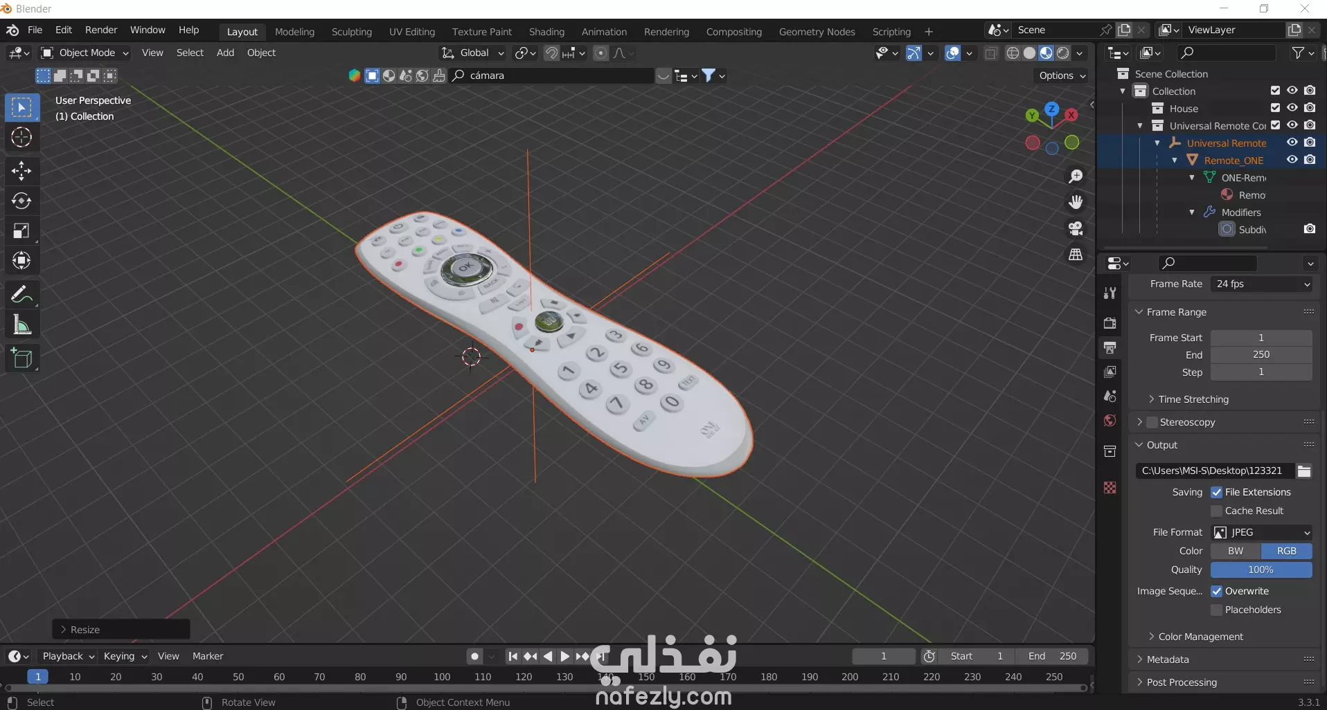 تصميم مجسمات ثلاثية الابعاد 3d نفذلي