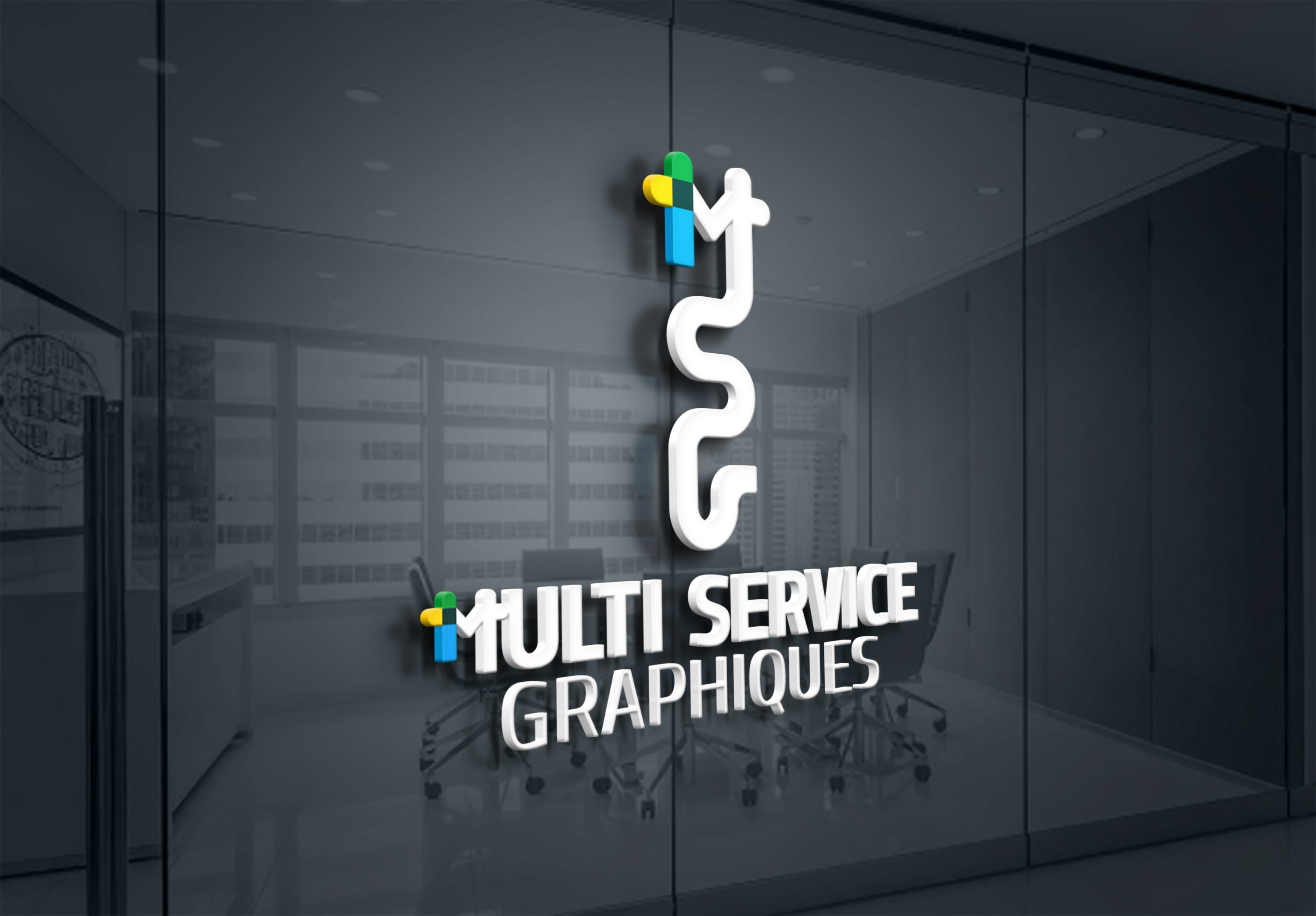 Multi service Graphique Logo Design | نفذلي