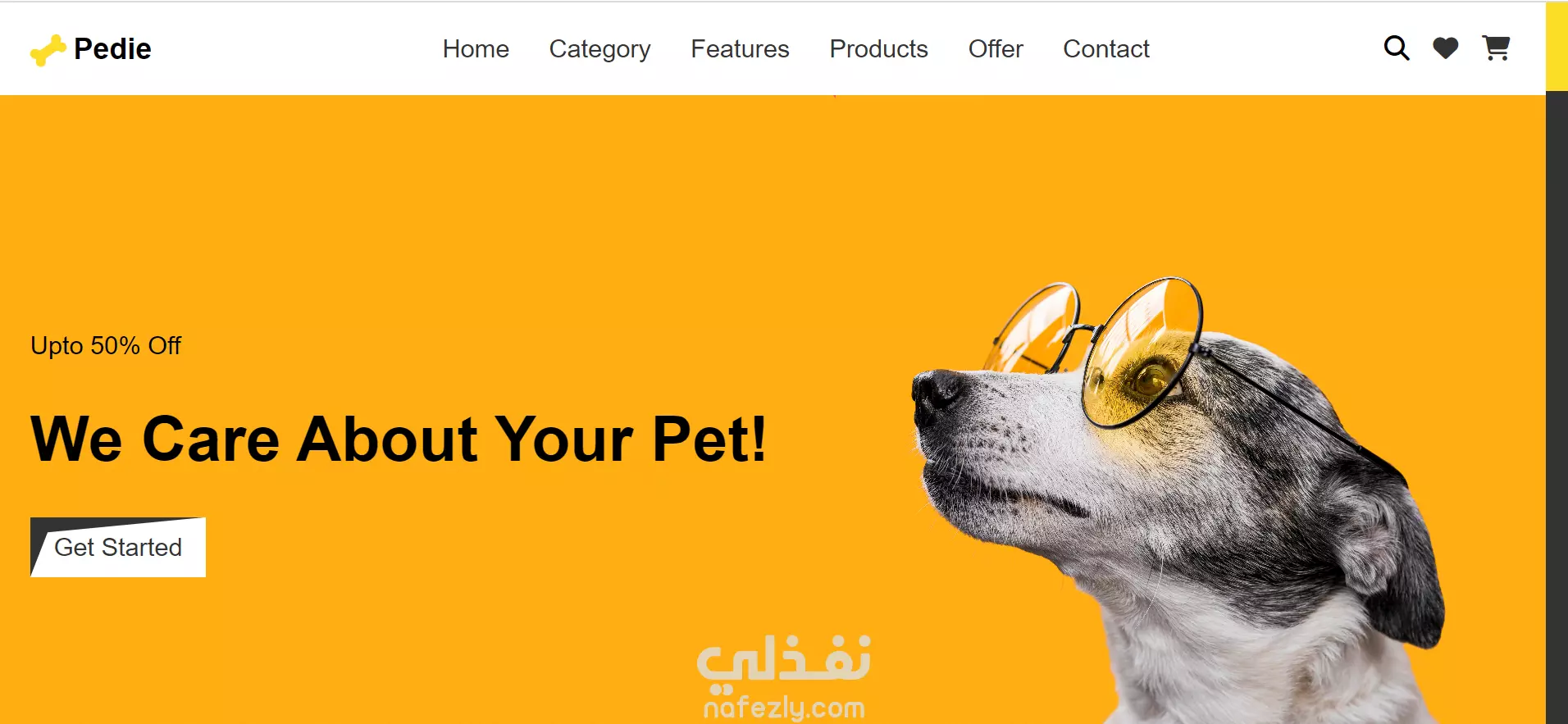 pet website with html and css | نفذلي