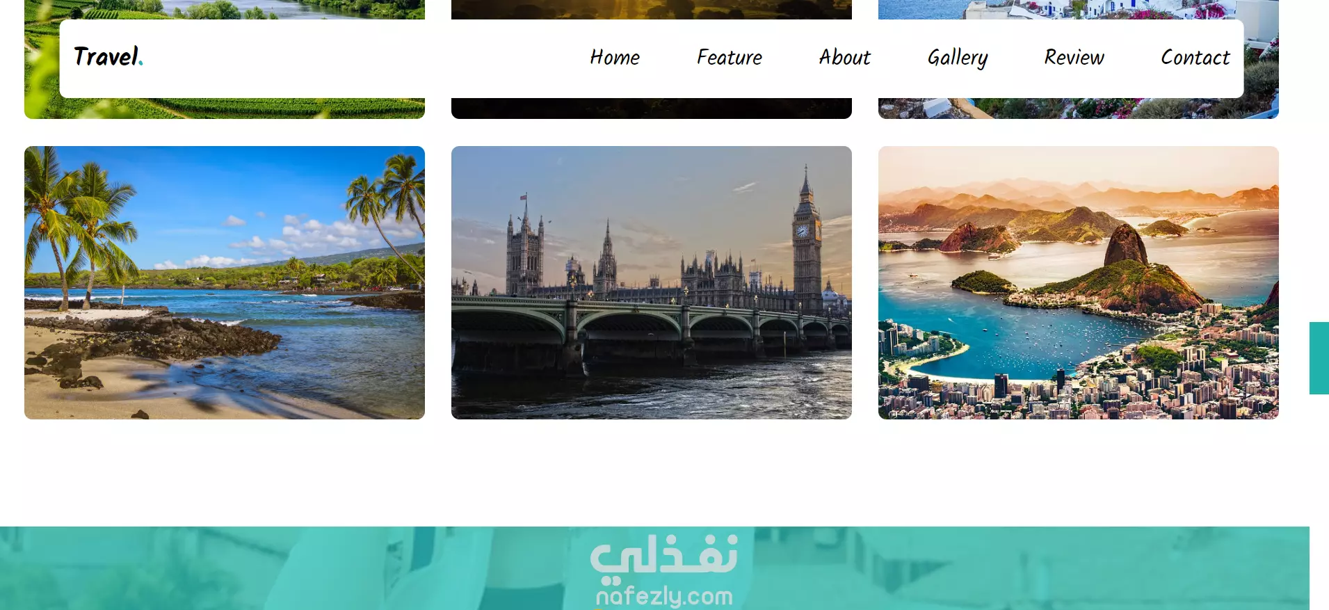 responsive tour website | نفذلي