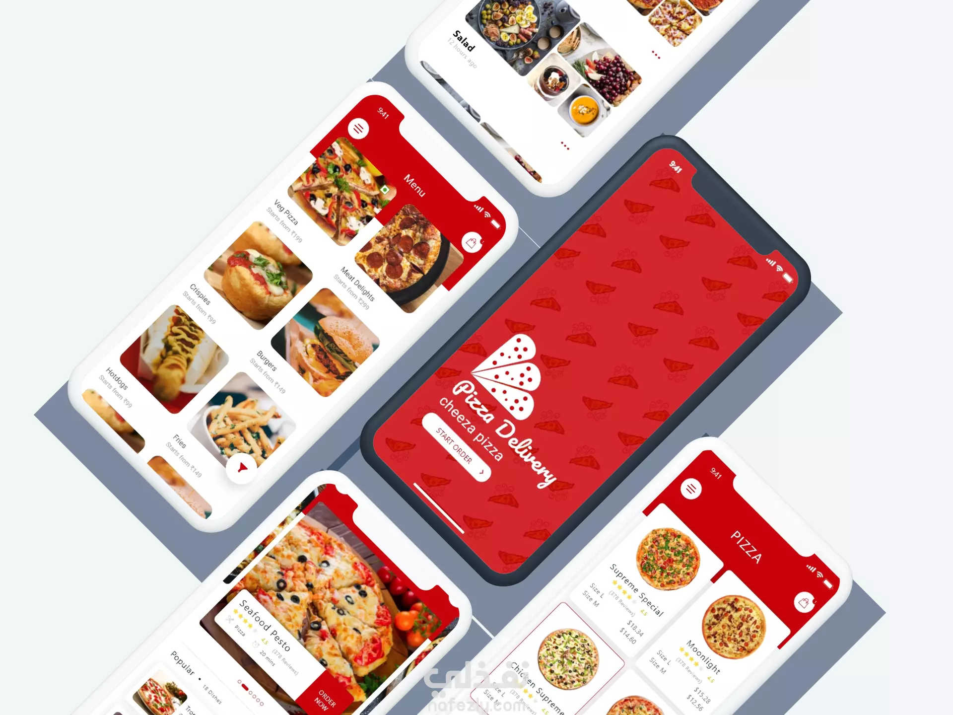 UI/UX Pizza store | نفذلي