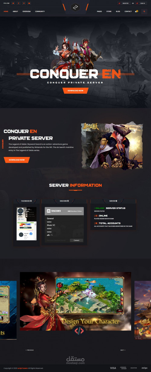 website gaming for conquer | نفذلي